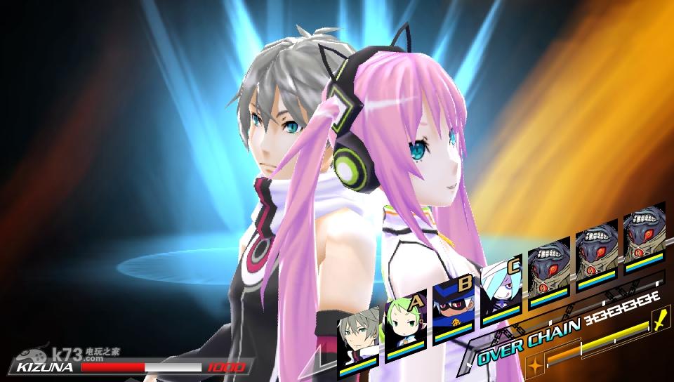 为我而生2 psv版角色原画及实机战斗截图-k73游戏之家