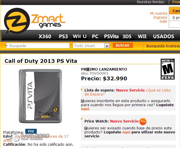 使命召唤2013登陆PSV？-k73游戏之家